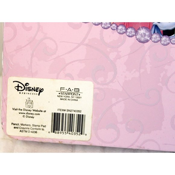Disney | Office | Disney Princess Art Kit In Tin Coloring And Activity ...